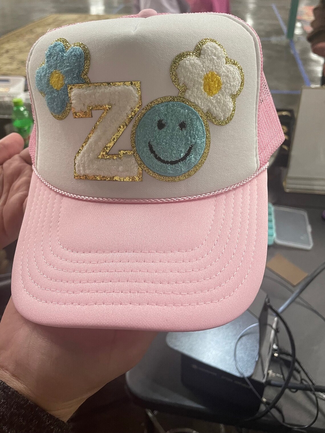 Trucker Hat Bar Sign Template With Price List and QR Code Canva ...