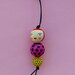 Wooden Key Ring and Bag Accessory Kokeshi Doll Inspired by Kusama ...