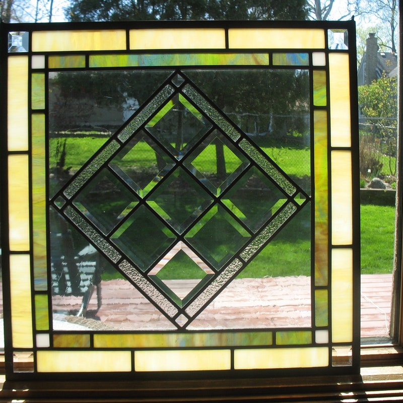 Leaded Glass Panel - Etsy
