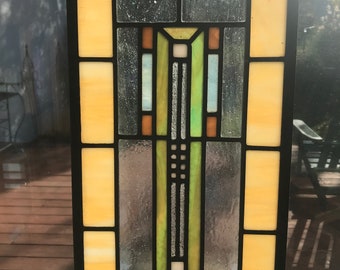 Prairie Style Stained Glass Window - Etsy