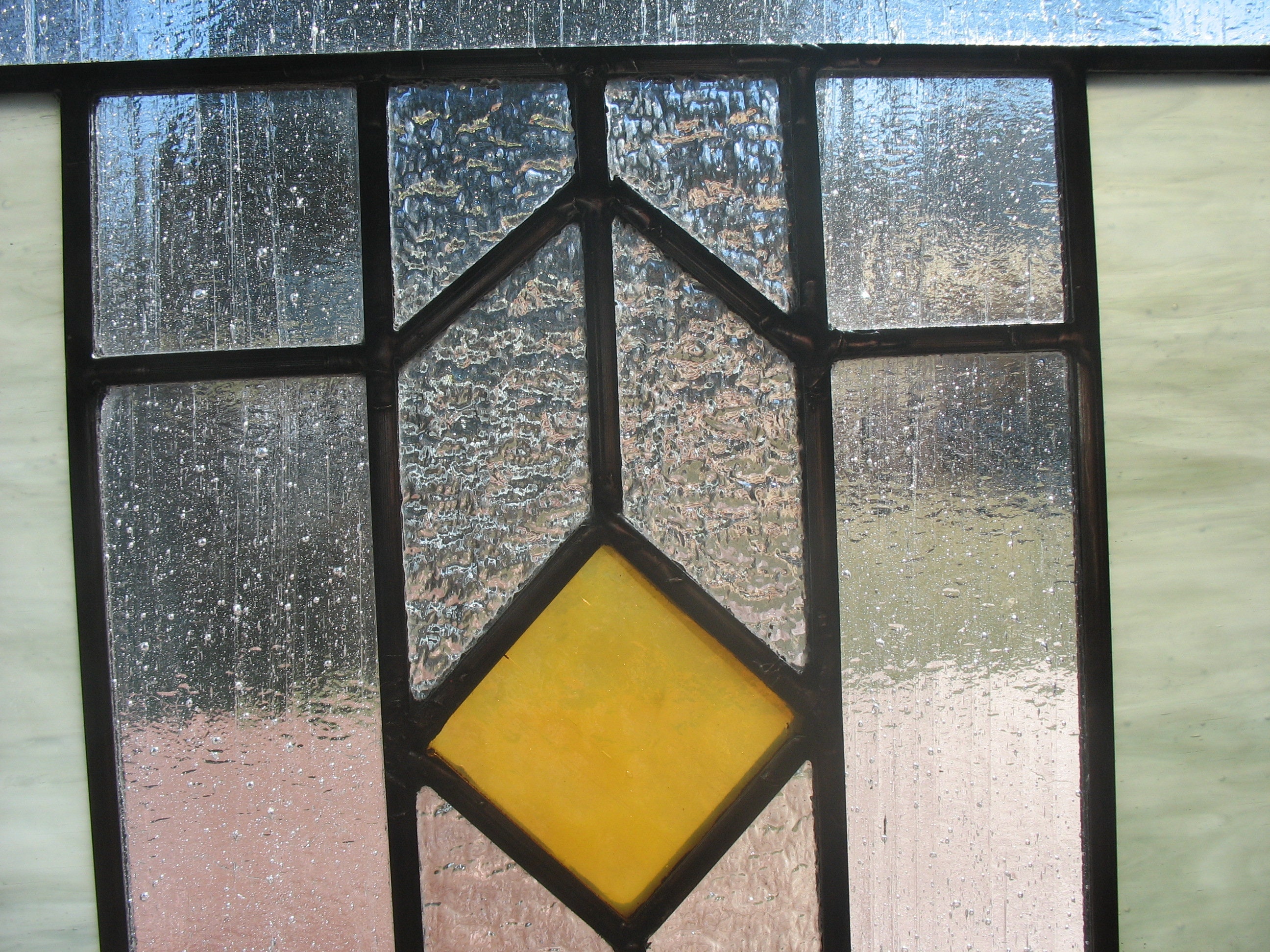 Prairie/mission Style Stained Glass Window - Etsy