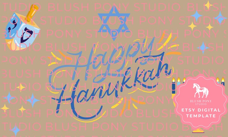 Holiday Banner Templates - Christmas, Hanukkah, Kwanzaa, New Years ...