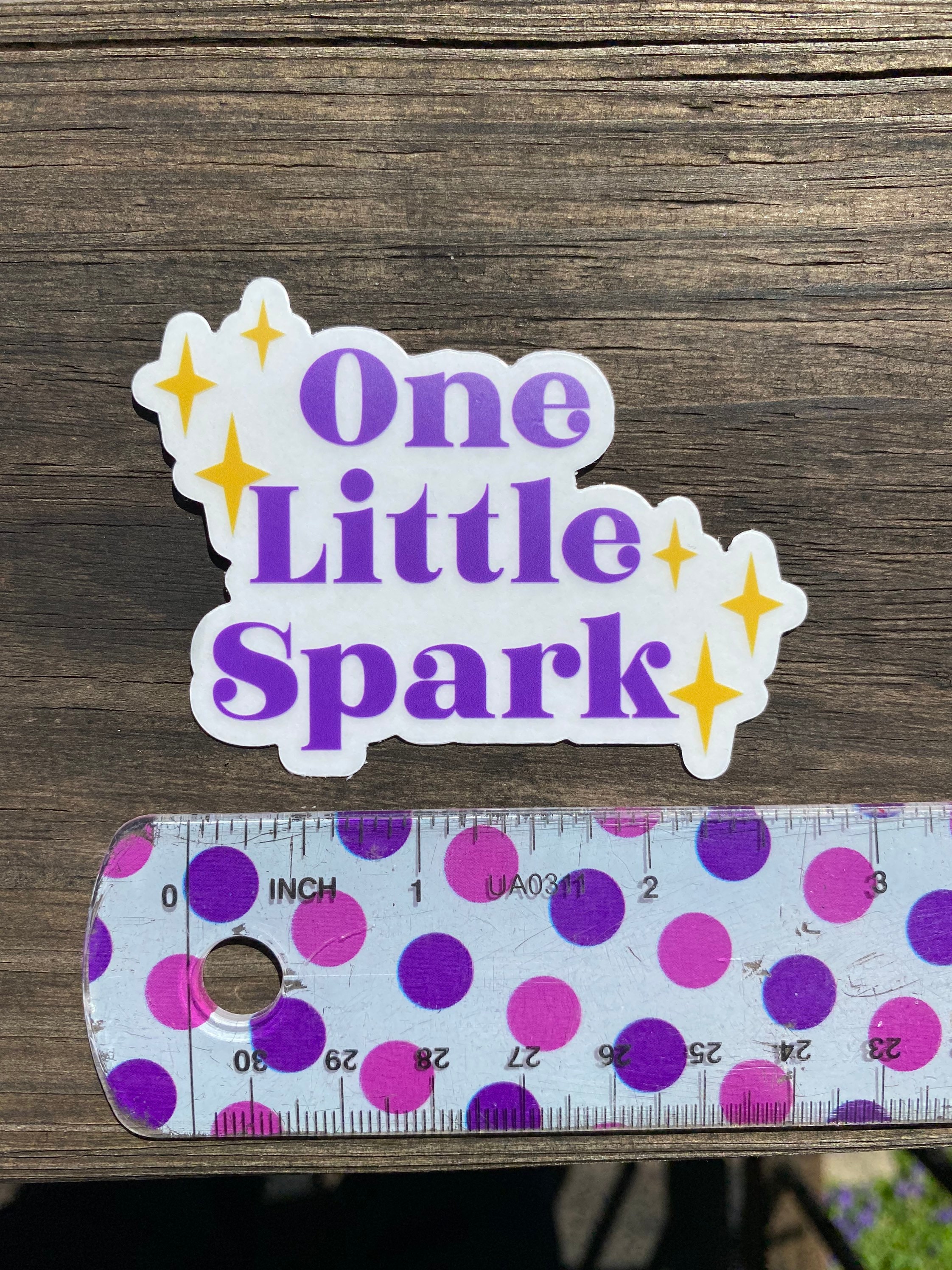 One Little Spark Sticker Epcot Disney Figment Planner | Etsy