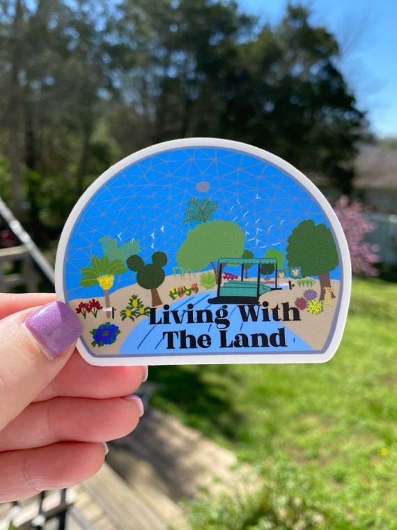 Living With the Land Sticker Epcot Disney for Planner - Etsy