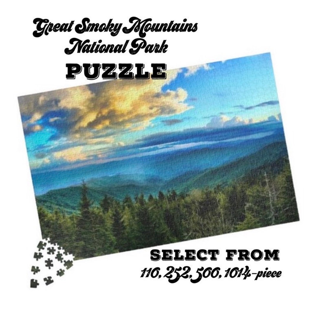 Great Smoky Mountains National Park Puzzle 110, 252, 500, 1014-piece Original Photography Park ...