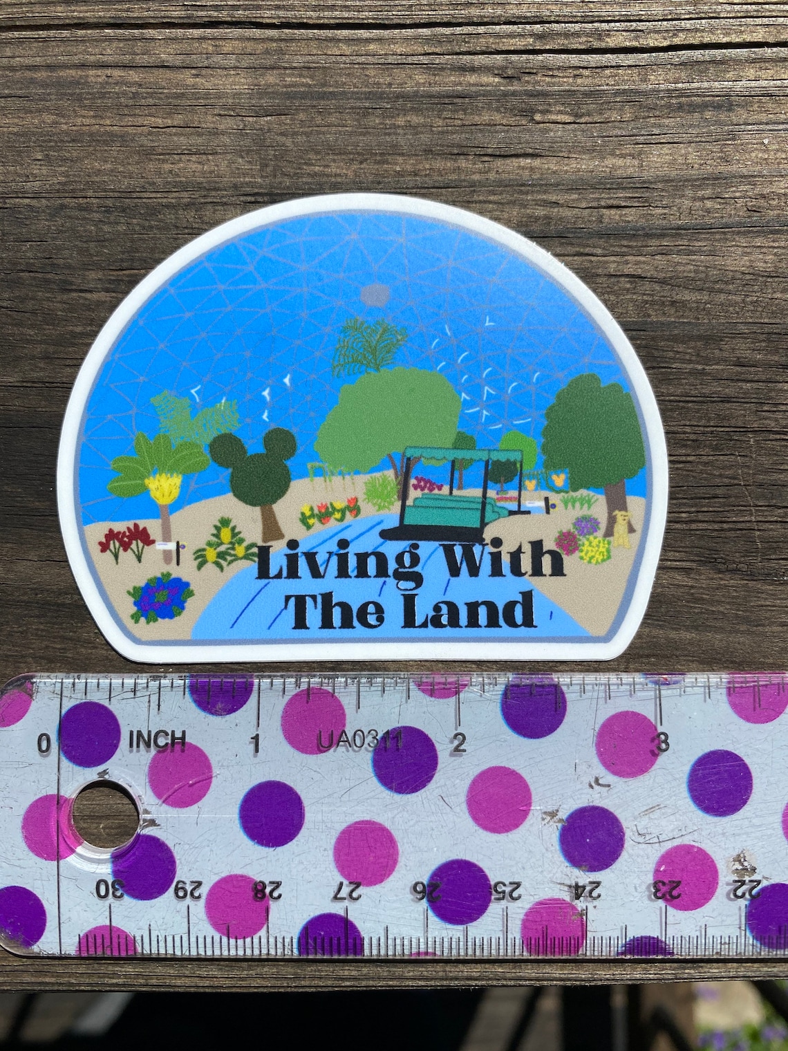 Living With the Land Sticker Epcot Disney for Planner - Etsy