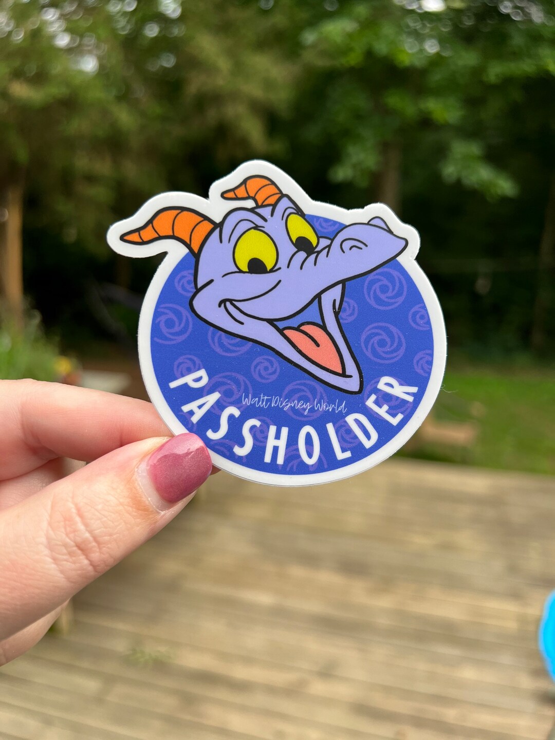 Figment Passholder Sticker | Epcot Disney Figment | Car Decal | Laptop ...