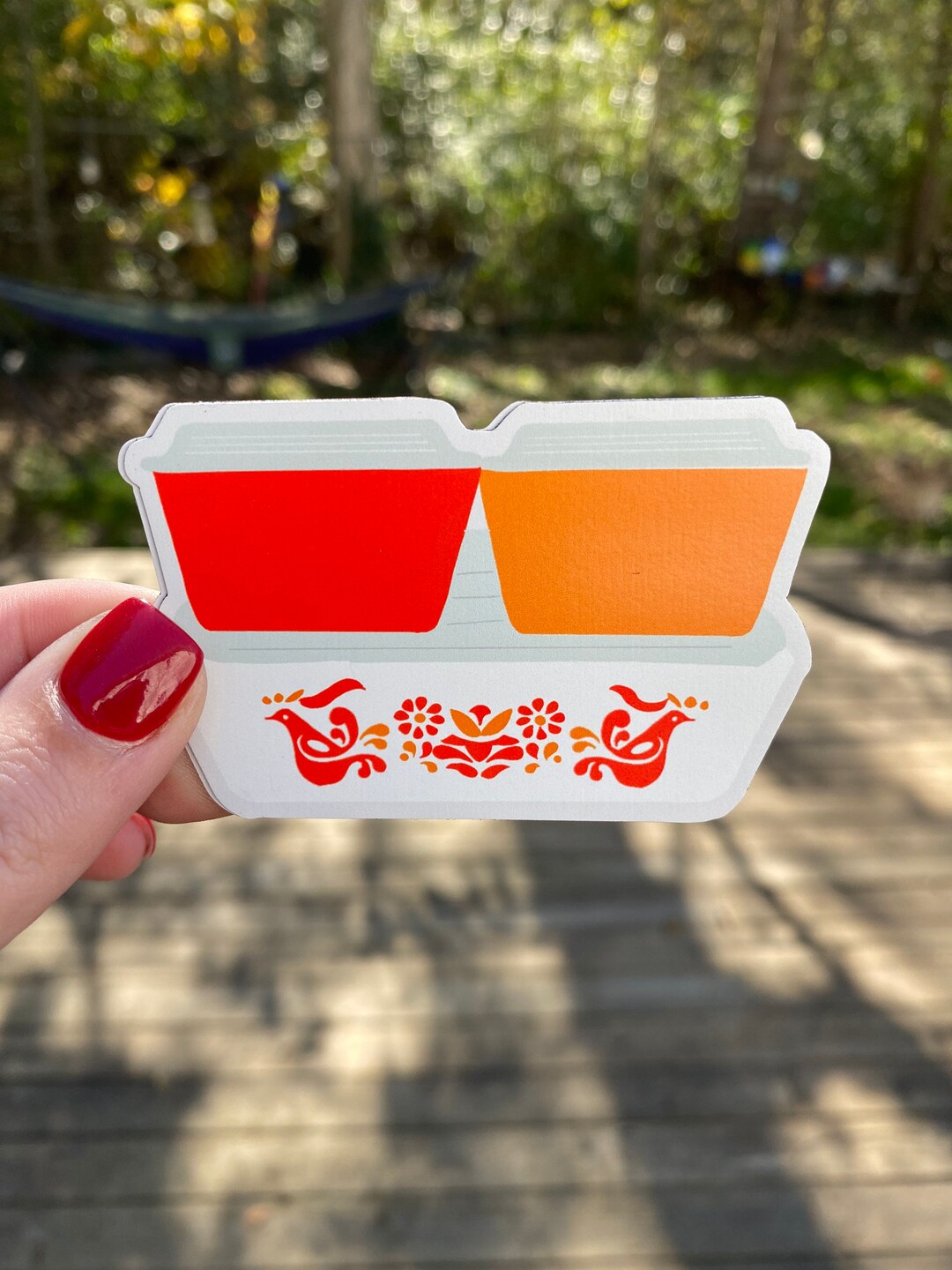 Pyrex Friendship Pattern Refrigerator Set Magnet | Fridge Magnet ...