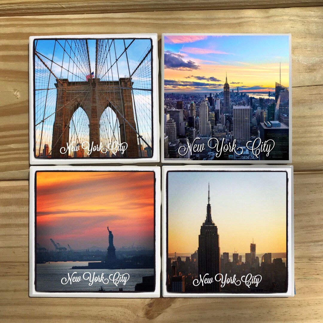New York City Coasters | Set of 4 | Pick and Choose | Empire State ...