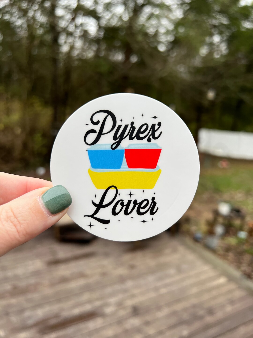 Pyrex Lover Sticker | Vintage Pyrex Lovers | Retro Decor | Planner ...