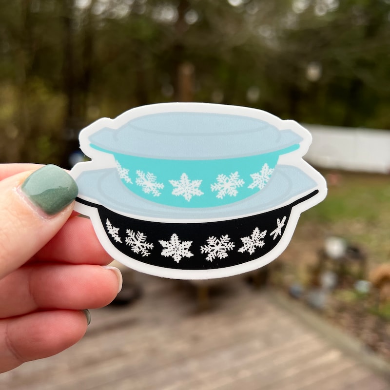 Pyrex Snowflake - Etsy