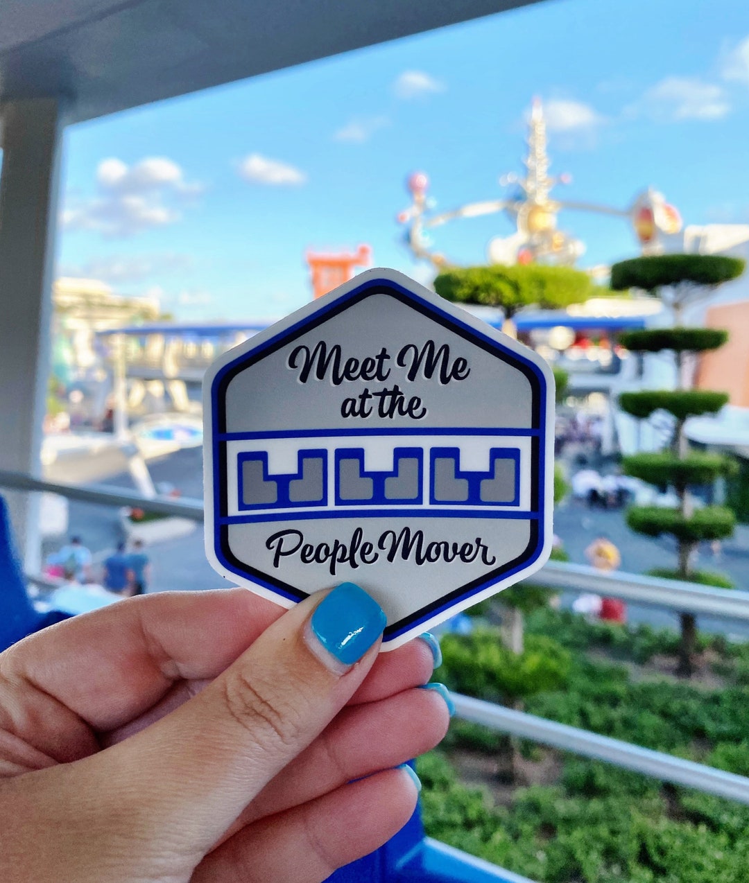 TTA Peoplemover Inspired Sticker | Magic Kingdom Disney | Planner ...