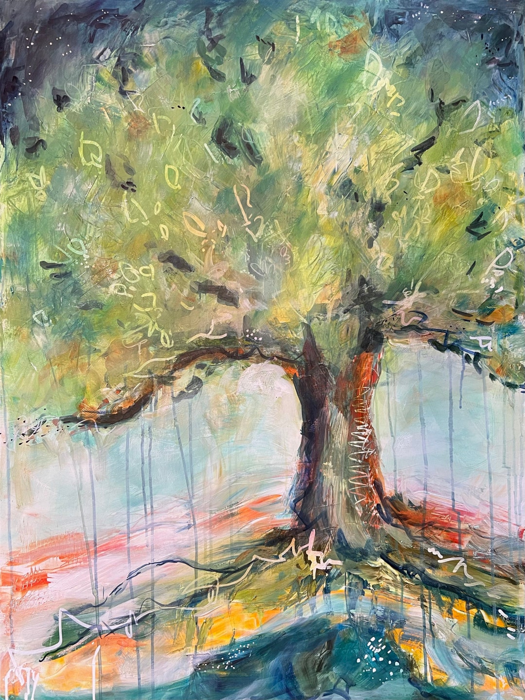 MADE TO ORDER Fine Art Giclée Print: the Storytelling Tree, Melissa ...
