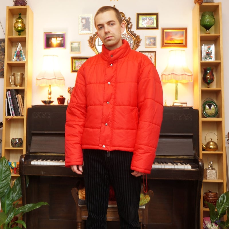 Military Puffer Jacket - Etsy