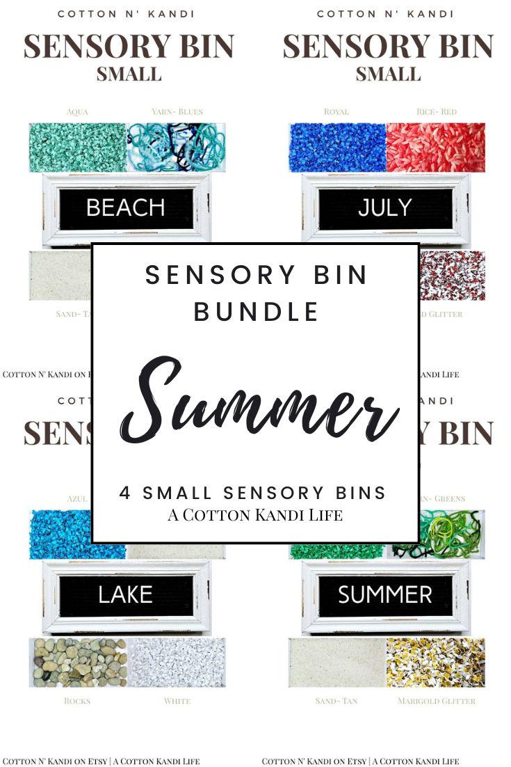 Sensory Bin | Seasonal Bundles | 4 KITS | Educational Activity, Stim ...