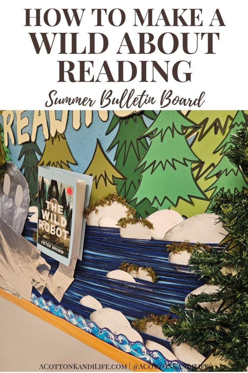 SCHOOL Printable | Bulletin Board | WILD About Reading Bulletin Board ...