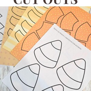 MOM SCHOOL Printable | Candy Corn Outline Printable | Halloween - Etsy