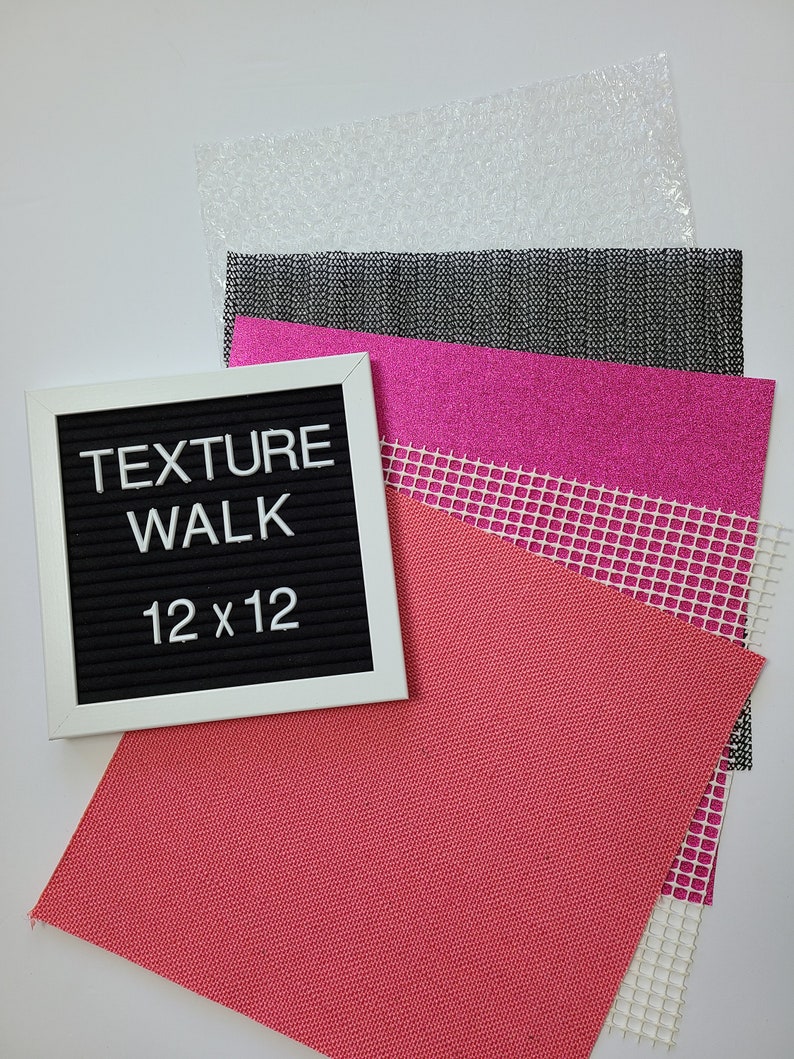 Sensory Play TEXTURE WALK Montessori Materials Waldorf | Etsy