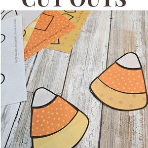 MOM SCHOOL Printable | Candy Corn Outline Printable | Halloween - Etsy