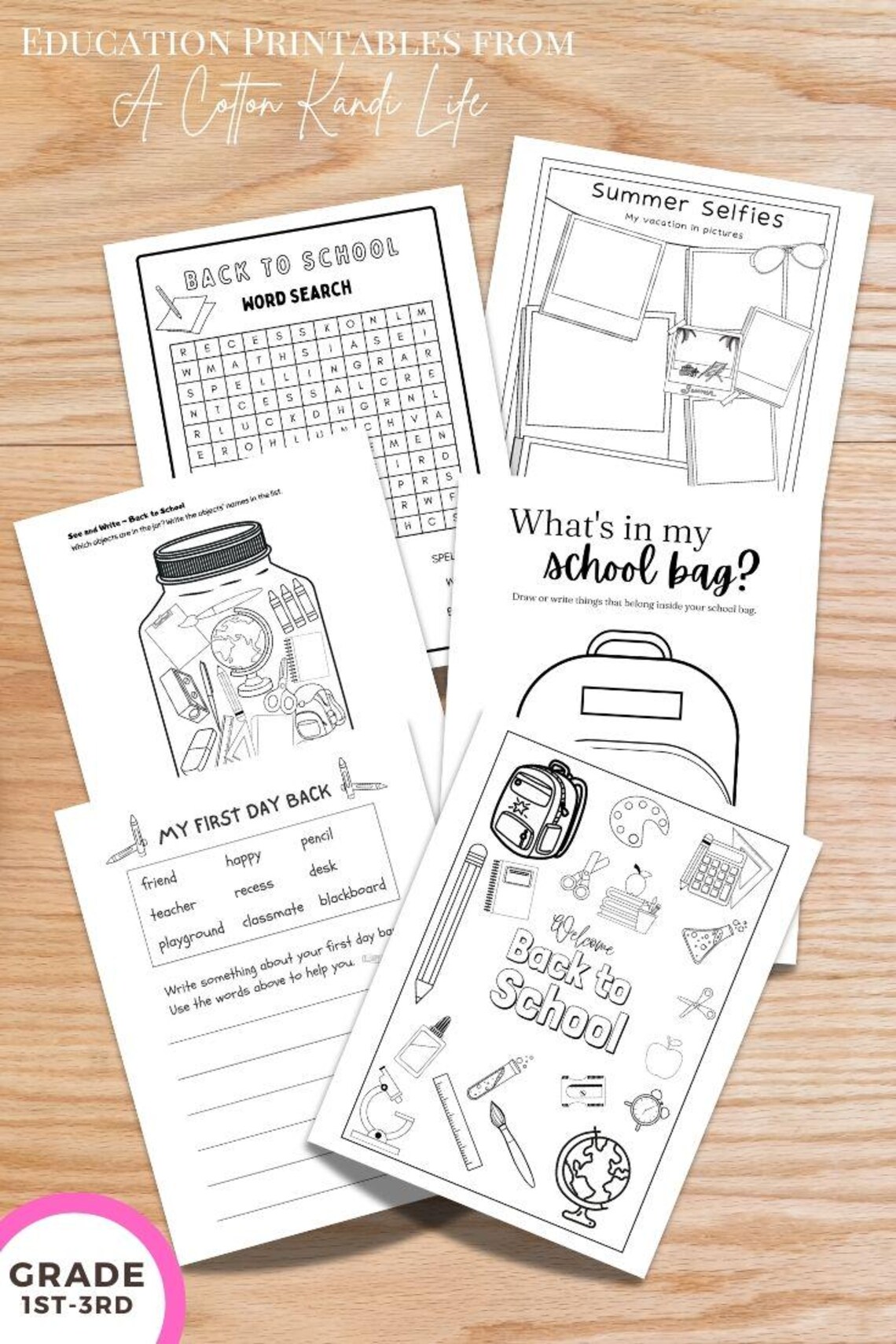 MOM SCHOOL Printable | Morning Work Packet | Grades 1-3 - Etsy
