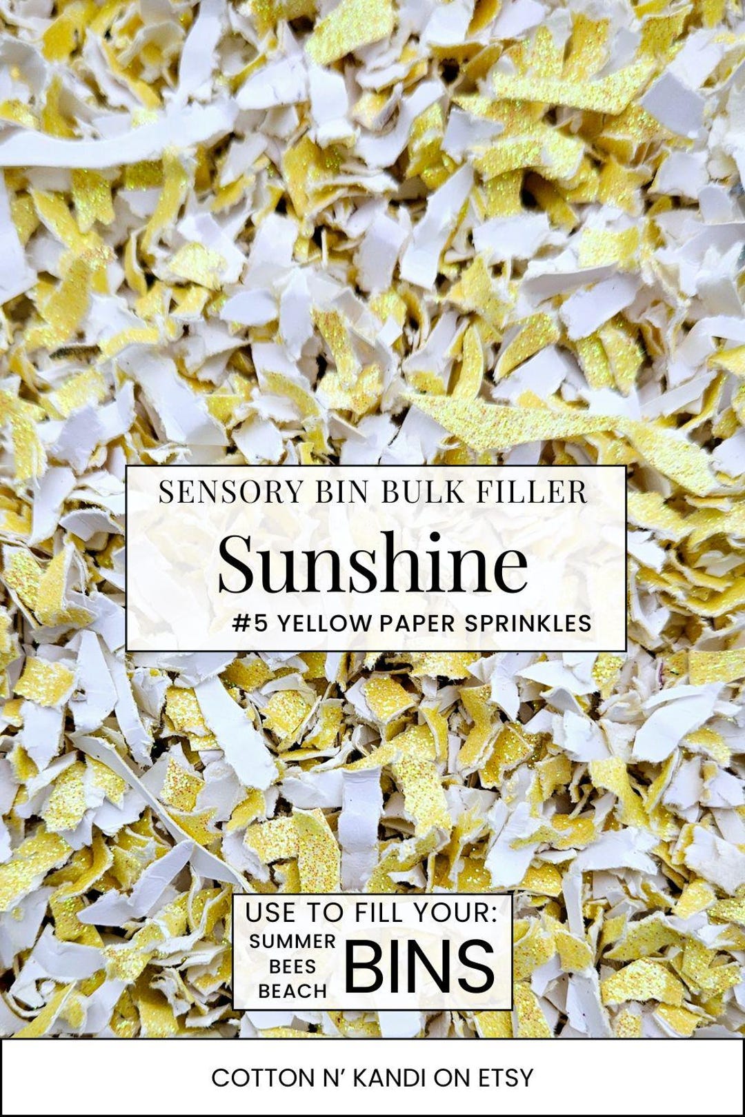 Sensory Bin Filler | SUNSHINE | BULK Craft Supplies, Montessori ...