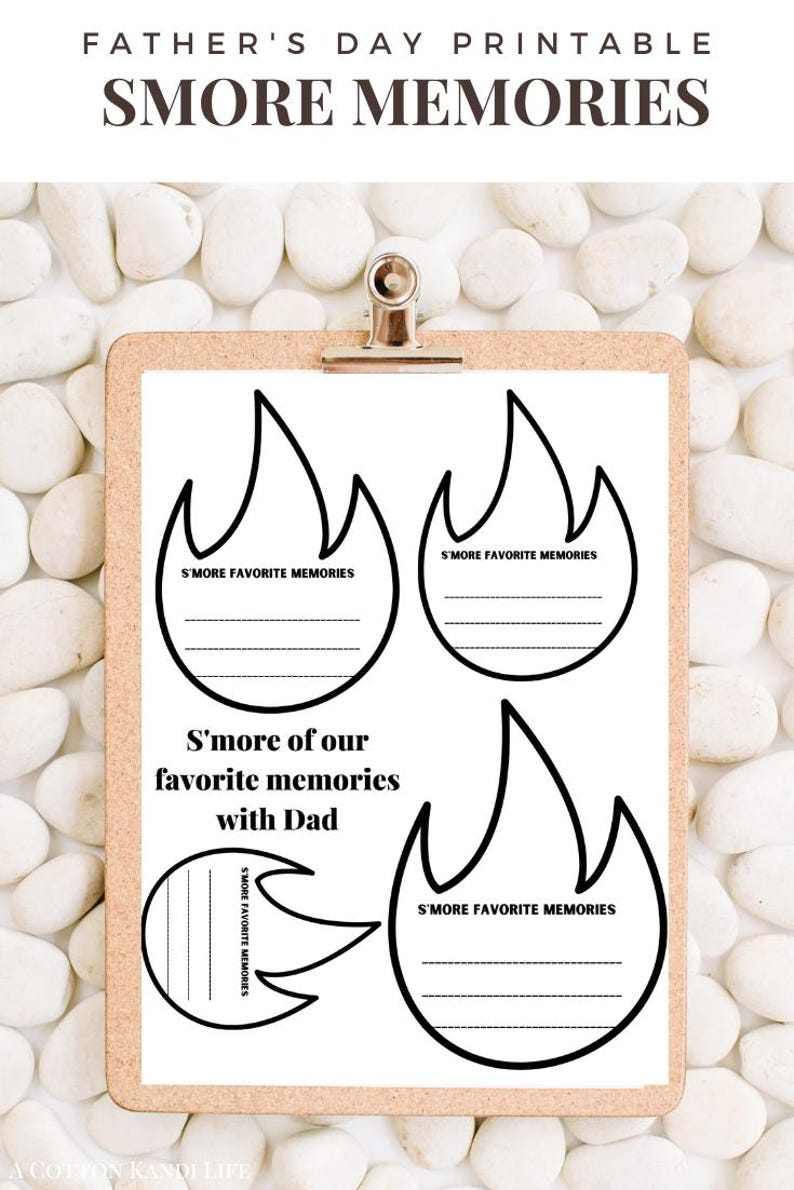 MOM SCHOOL Printable | Smore Favorite Memories | Fathers Day Gift ...