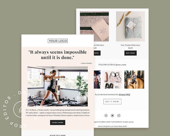 Wellness Newsletter Templates