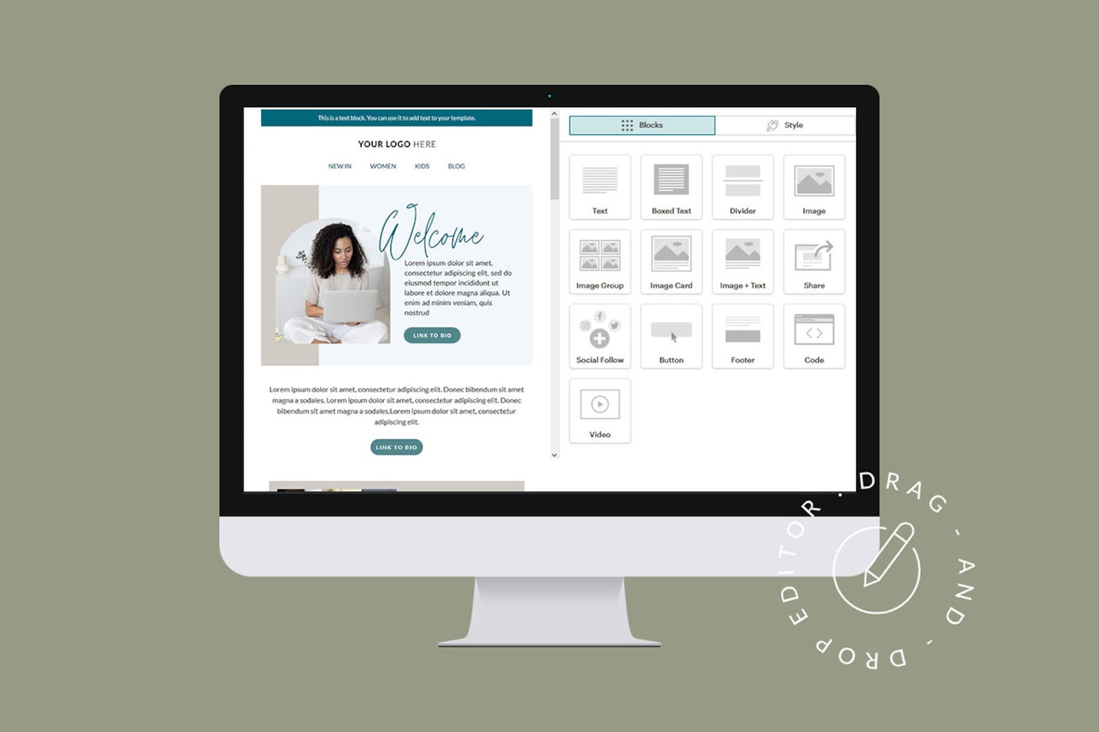 Enchanting Mailchimp Welcome Email Template - Etsy
