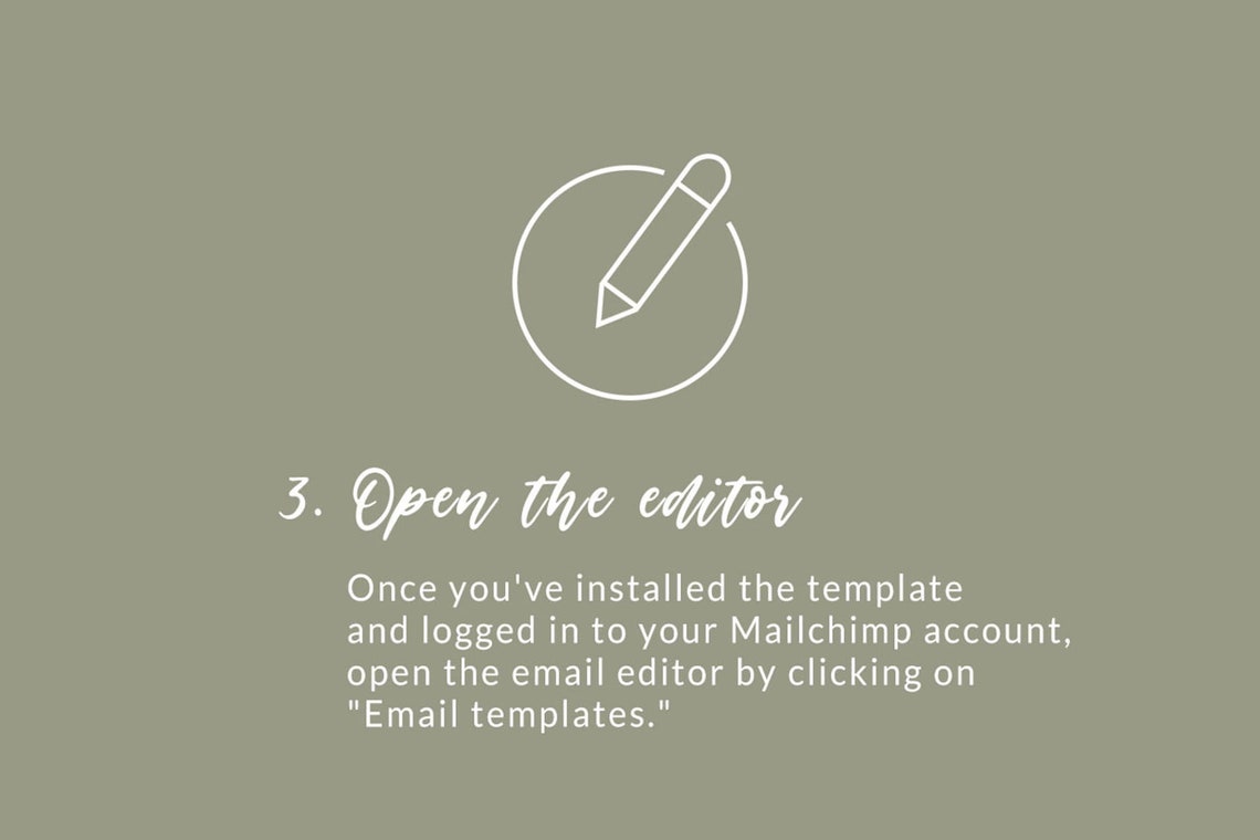 Enchanting Mailchimp Welcome Email Template - Etsy