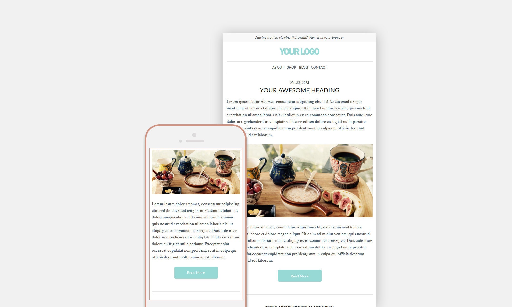 Buy Responsive HTML Email Mailchimp Email Newsletter Template Online in ...