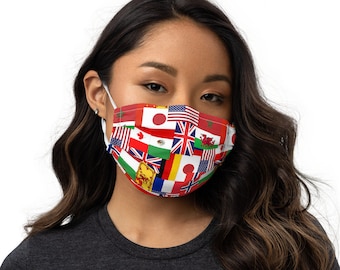 Disney World Epcot World Showcase Mickey Head Flags Inspired Fabric ...