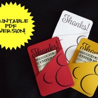 Mousekeeping Tip Envelopes; Mousekeeping Card; Housekeeping Card ...