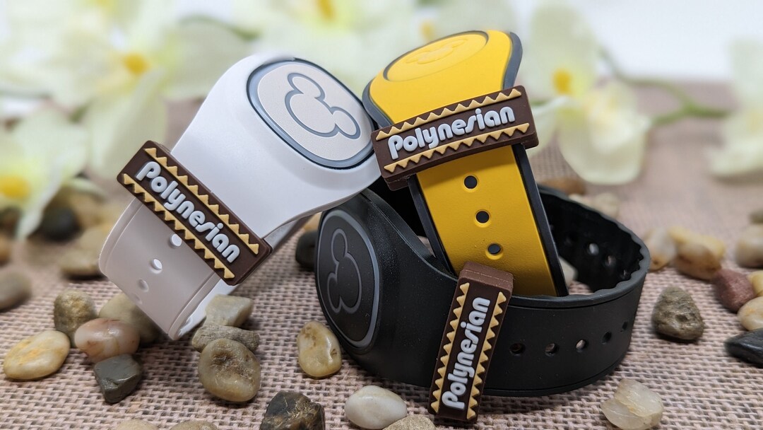 Polynesian Sliding PVC Charm /DVC / Sleeve for Use With Magic Bands ...