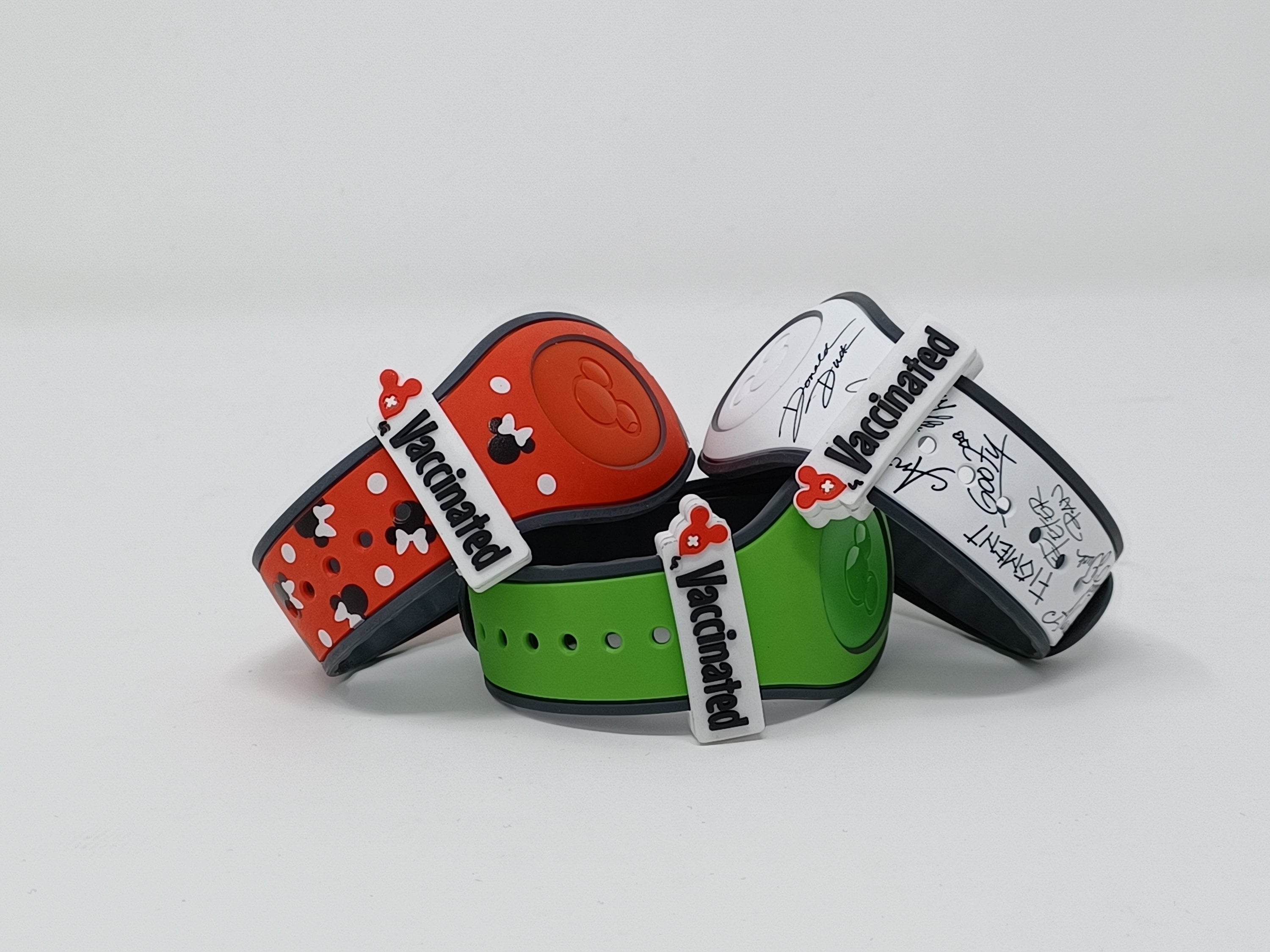 VACCINATED Slider for Use With Disney Magic Bands | Soft PVC ...