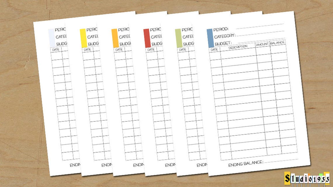 Printable Budget Tracker for Use With MINI Happy Planner / - Etsy