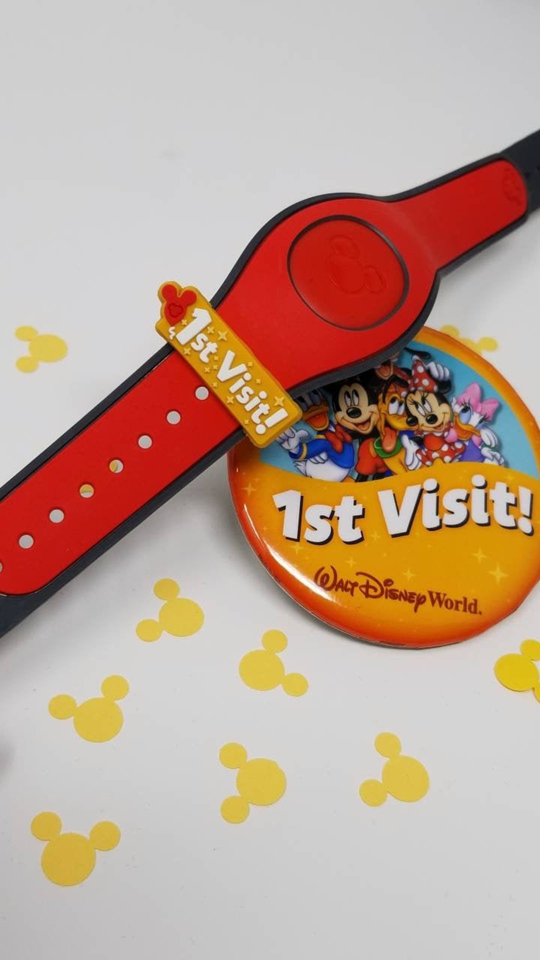 1st Visit Sliding PVC Charm/sleeve for Use With Magic Bands | First ...