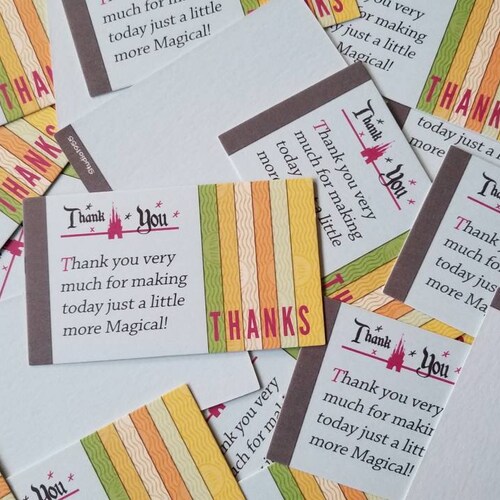 Personalized Cast Member Thank You Cards - Etsy
