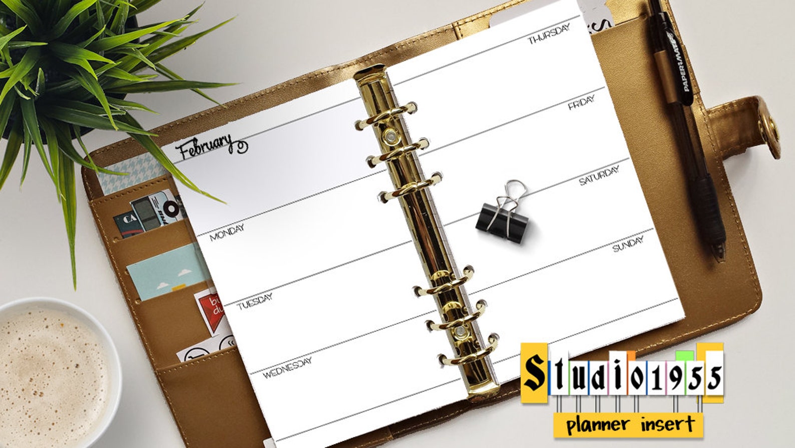 PRINTABLE Weekly Insert for Personal Planners Week on 2 - Etsy