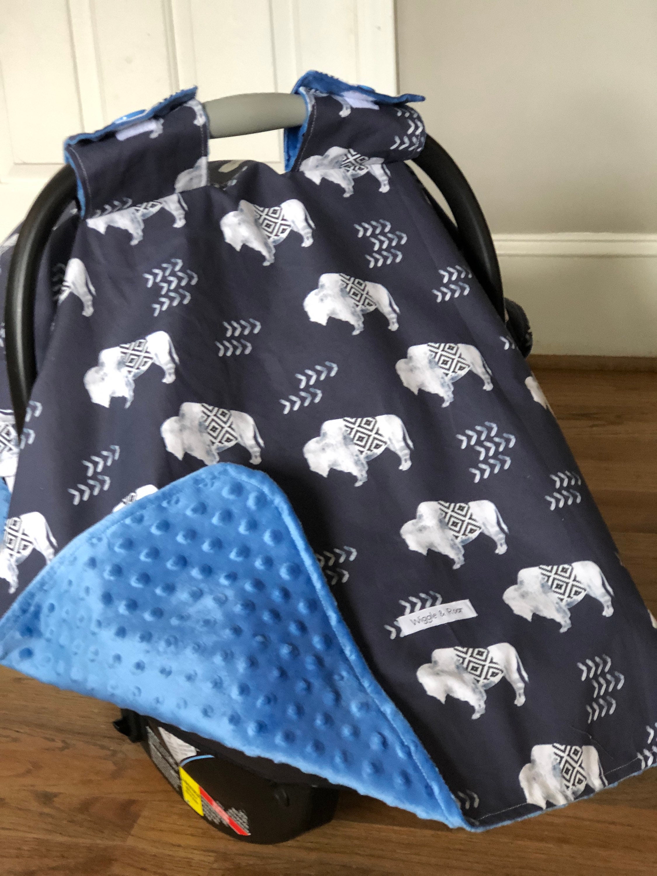 Western Buffalo | Baby Car Seat Canopy, Infant Car Seat Cover, Carseat ...