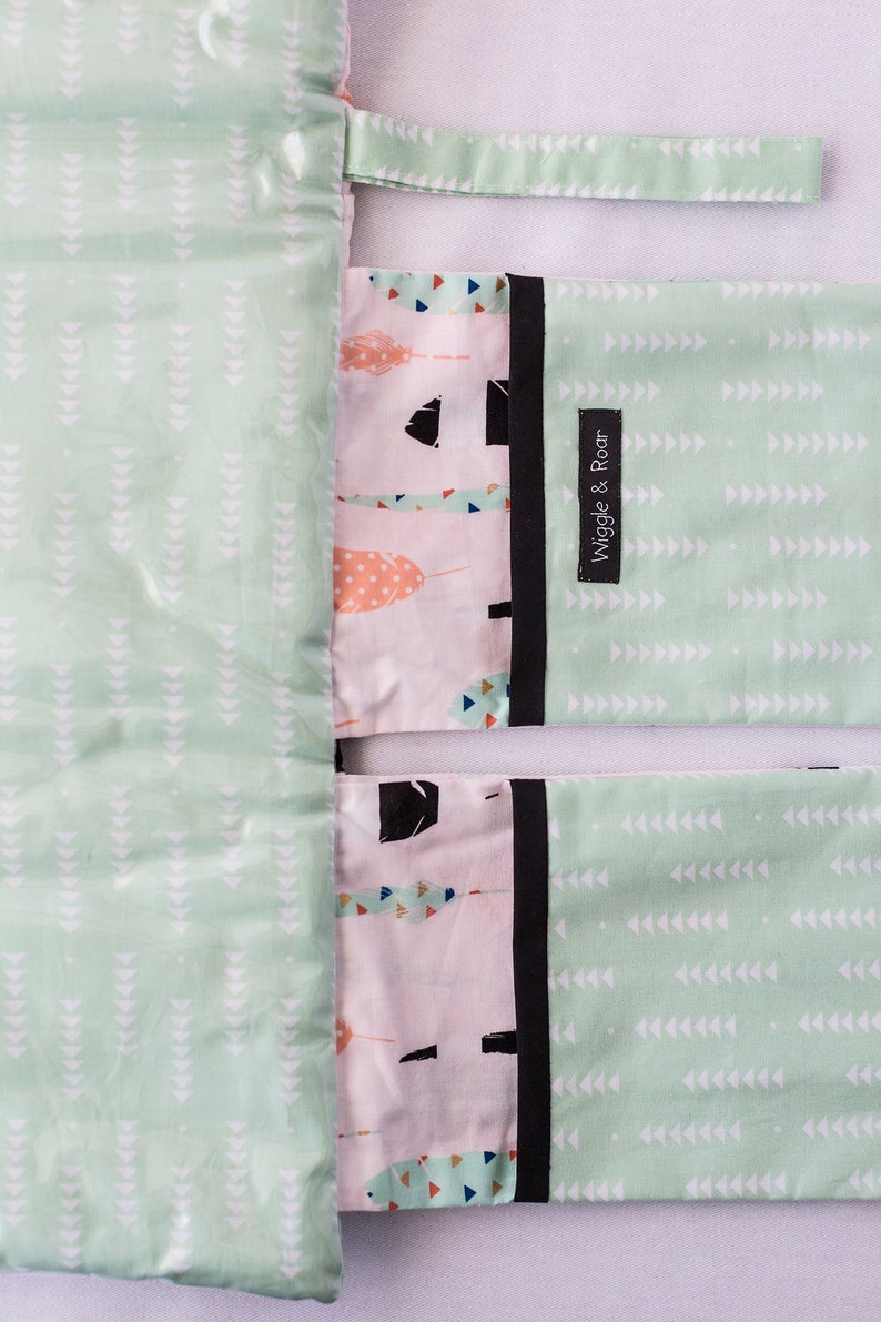 Modern Blue Chevron Diaper Changing Pad Diaper Mat Baby - Etsy