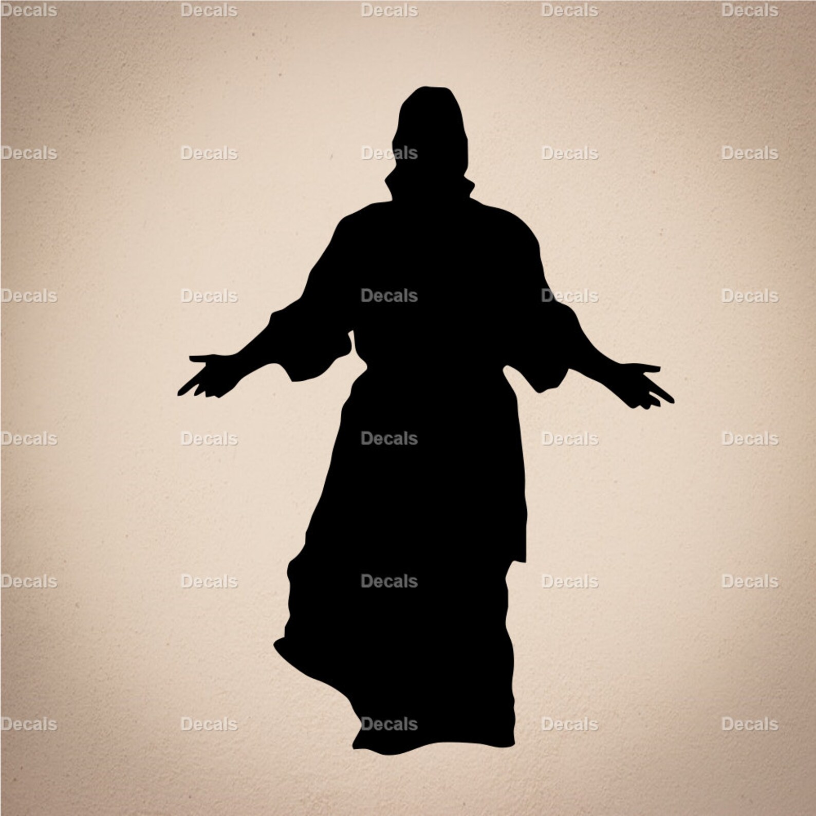 Jesus Decal - Jesus Christ Sticker - Religious Decal - Jesus Laptop ...