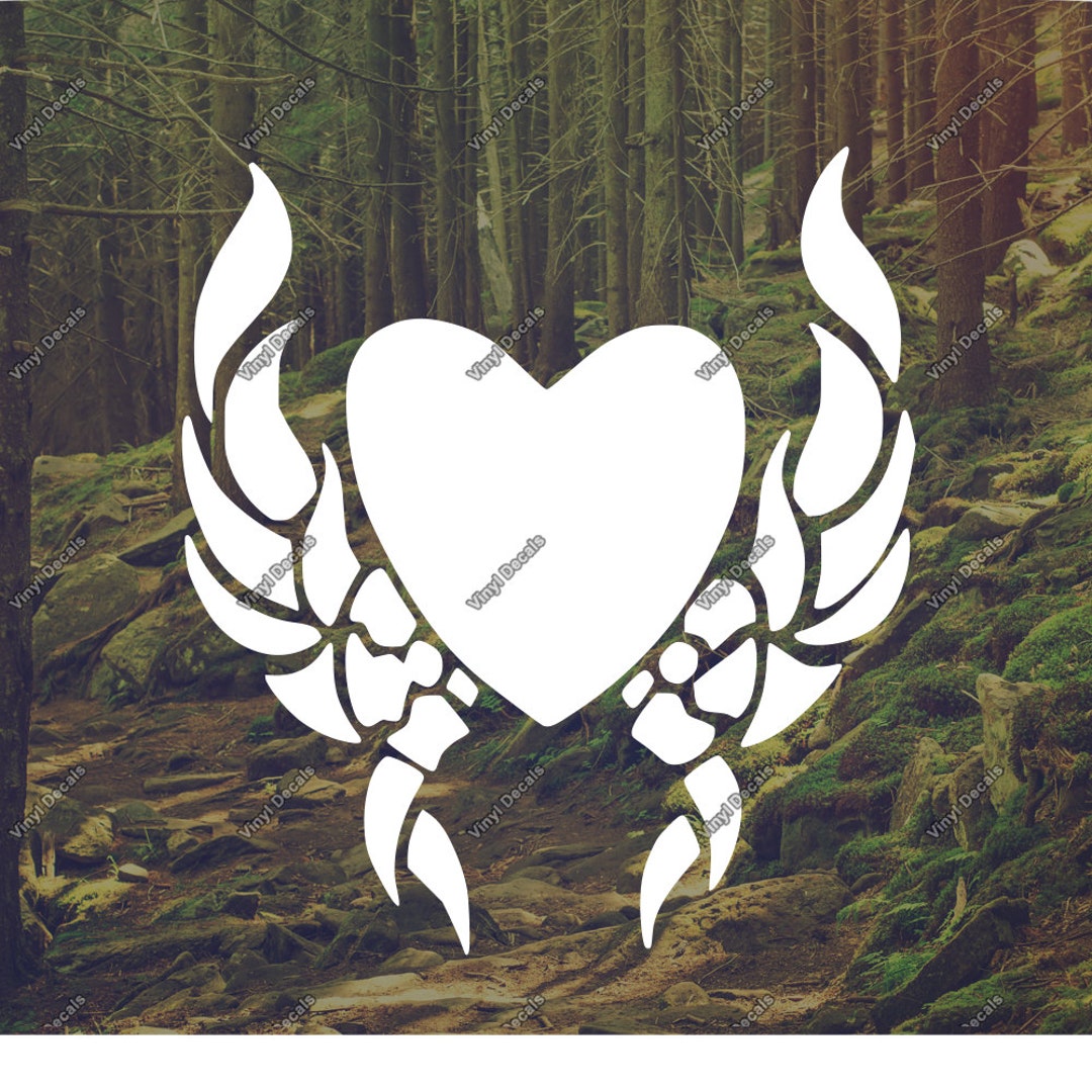 Heart Car Decal - Heart Laptop Decal - Heart Wall Decal - Heart Wall ...