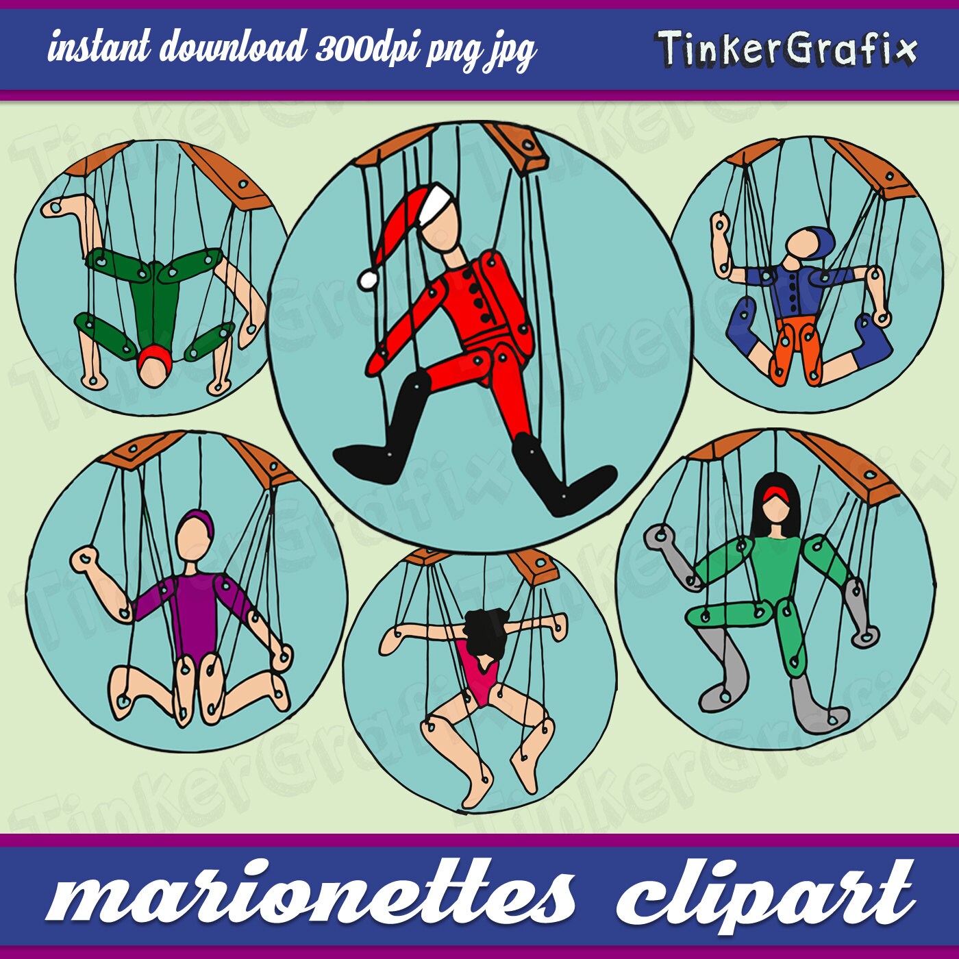 Puppet Clip Art Circle