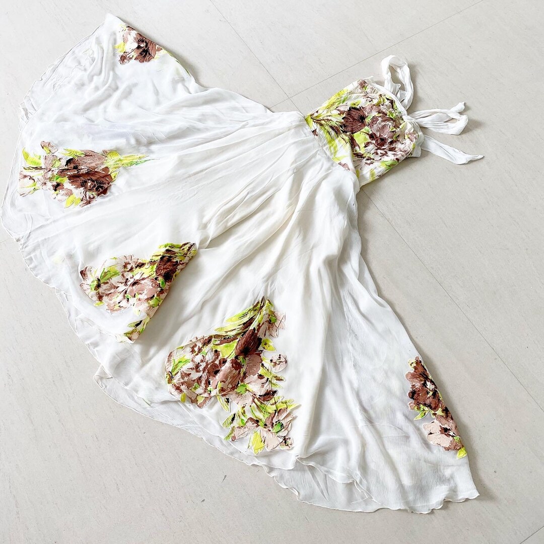 Beautiful Ethereal Full Circle Dress With Applique - Etsy