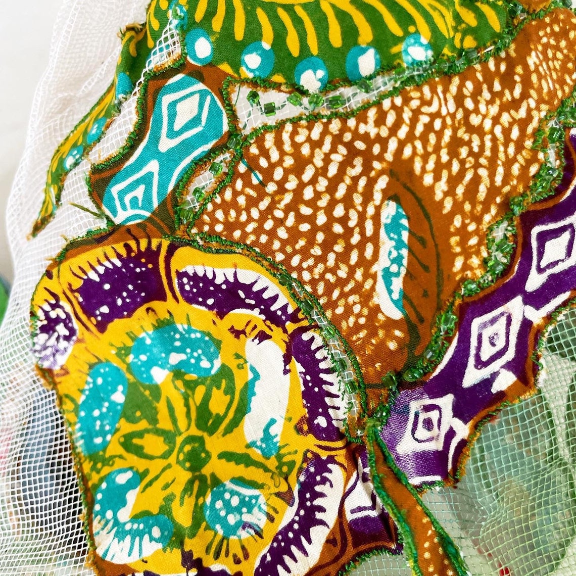 Rare 50s Batik Filipiniana a Dress With Applique - Etsy