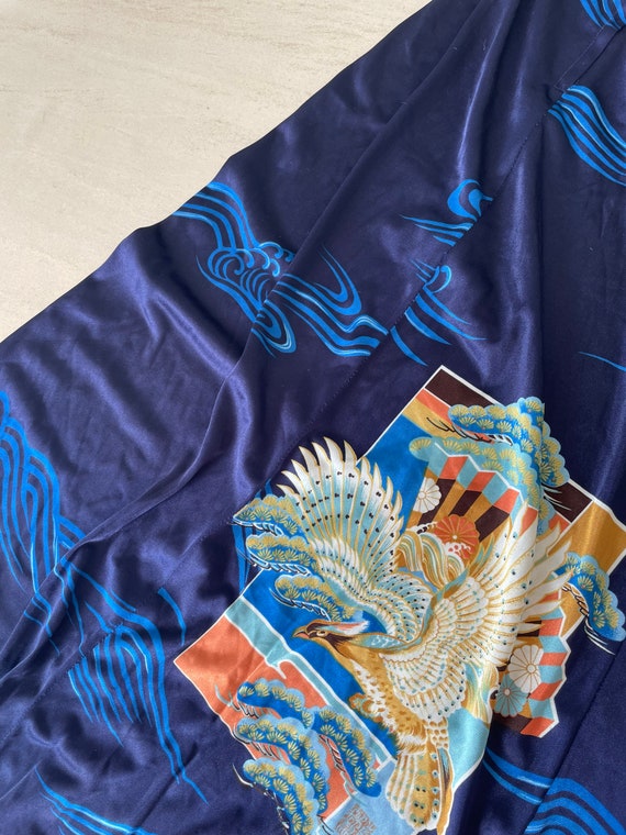 Gorgeous 70s Japanese Print Maxi Dress - Gem