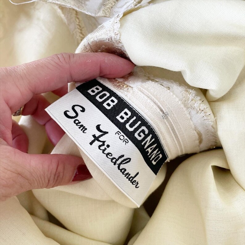 Couture 60s Bob Bugnand Gown - Etsy