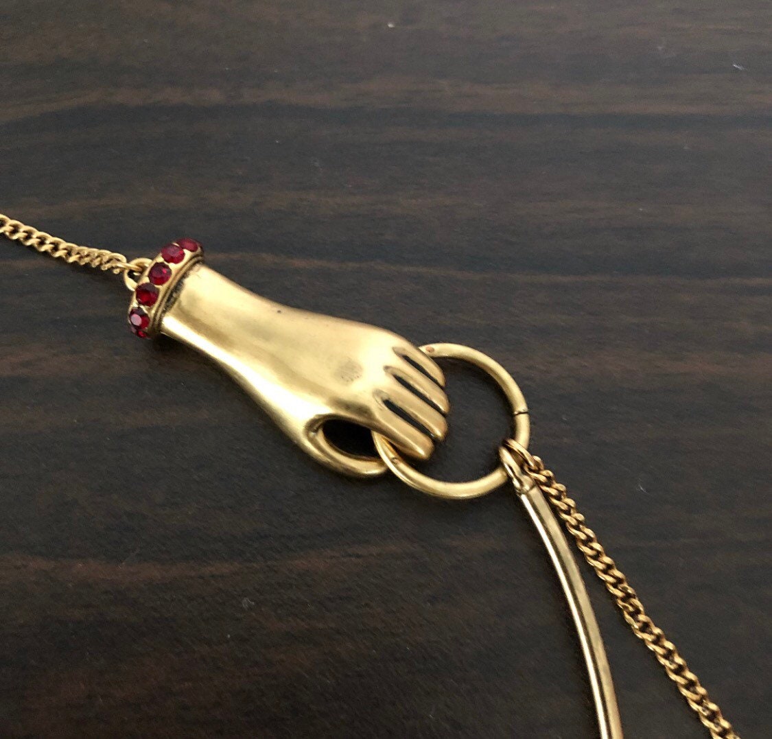 Handmade Hands Necklaces - Etsy