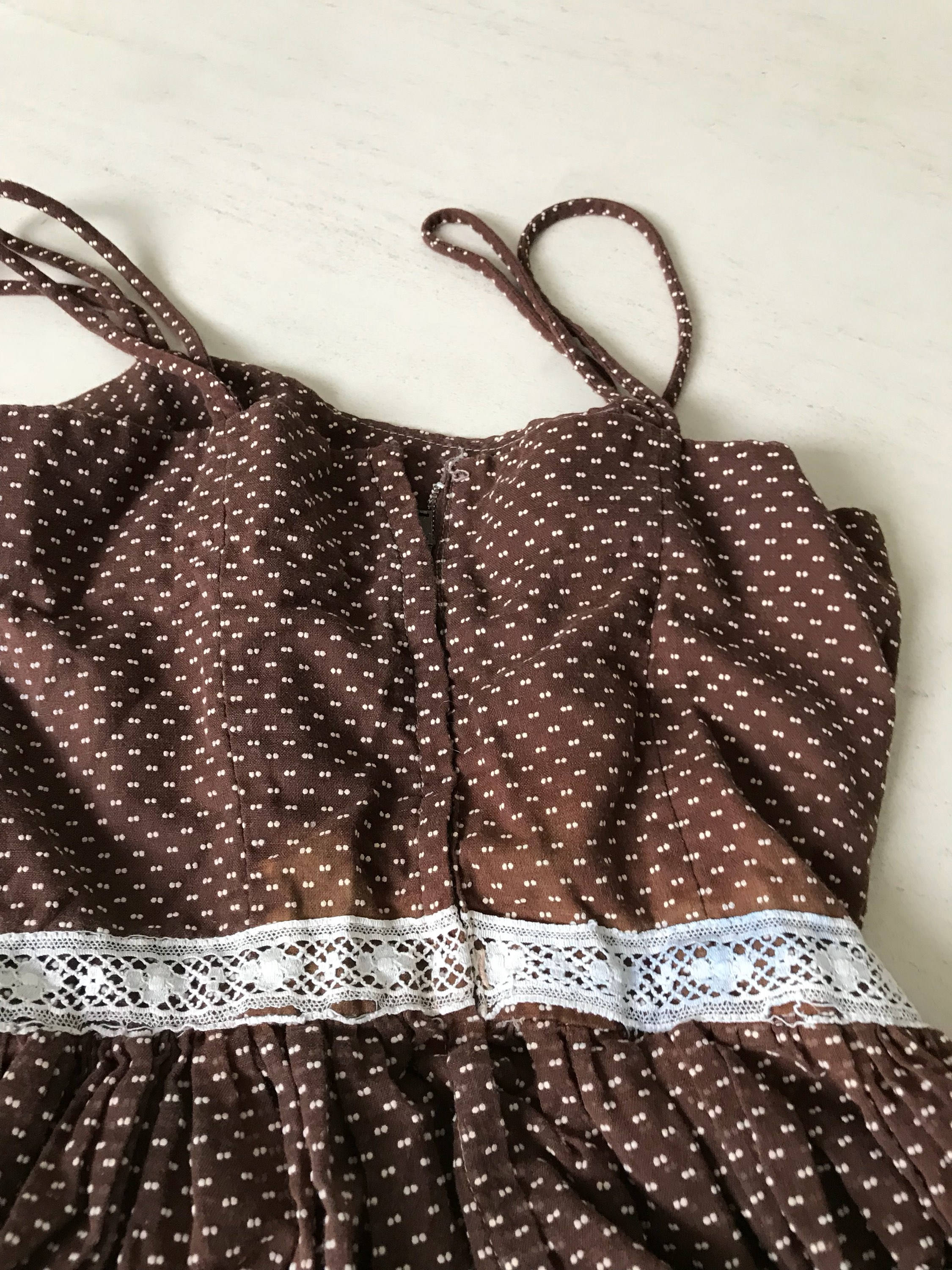 Vintage Jonathan Logan Pretty Woman Brown Polka Dot Dress - Etsy