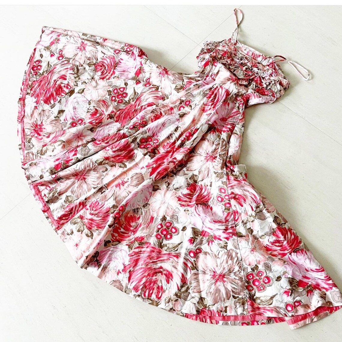 Beautiful Rhinestone Studded Floral Full Circle Dress - Etsy